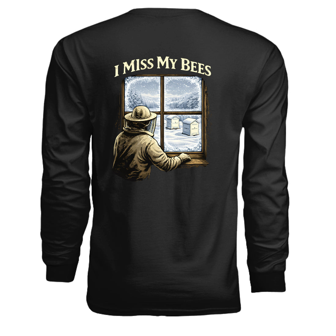 I Miss My Bees Long-Sleeve Beekeeping Shirt – Ozark Bee Barn